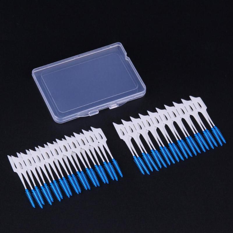 20pcs/40Pcs Floss Sticks Adults Interdental Brushe... – Grandado
