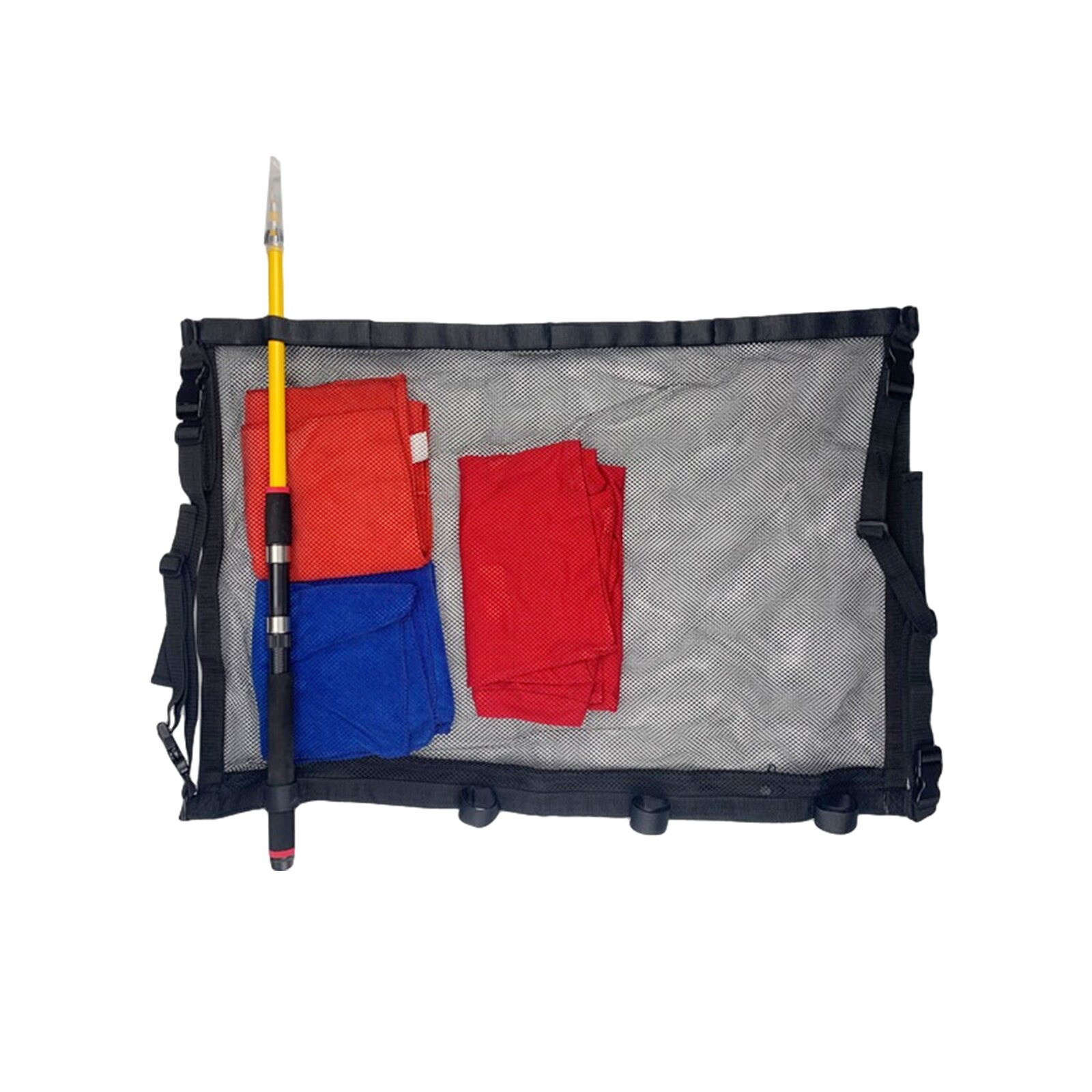 Ceiling Storage Mesh With Fishing Rod Holder Car R... – Grandado