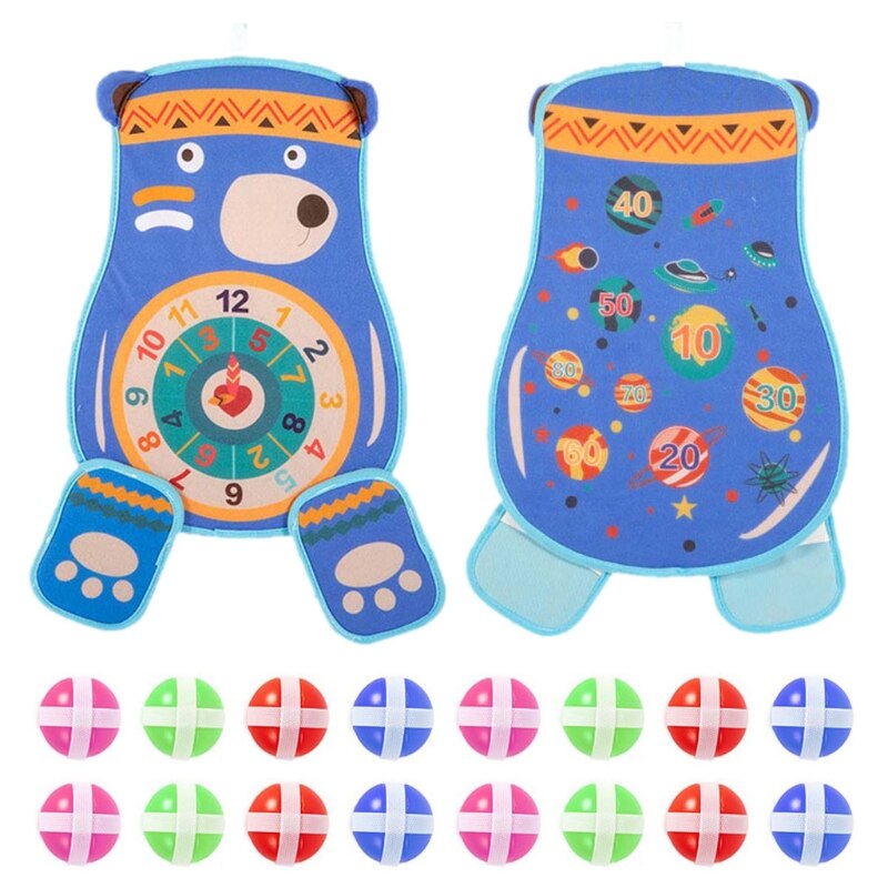 Double-sided Cartoon DartBoard Throwing 8/16 Stick... – Grandado