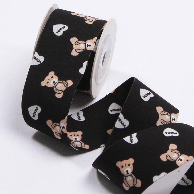 10 Yards 25Mm 38Mm Cartoon Dikke Beer Afdrukken Li... – Grandado