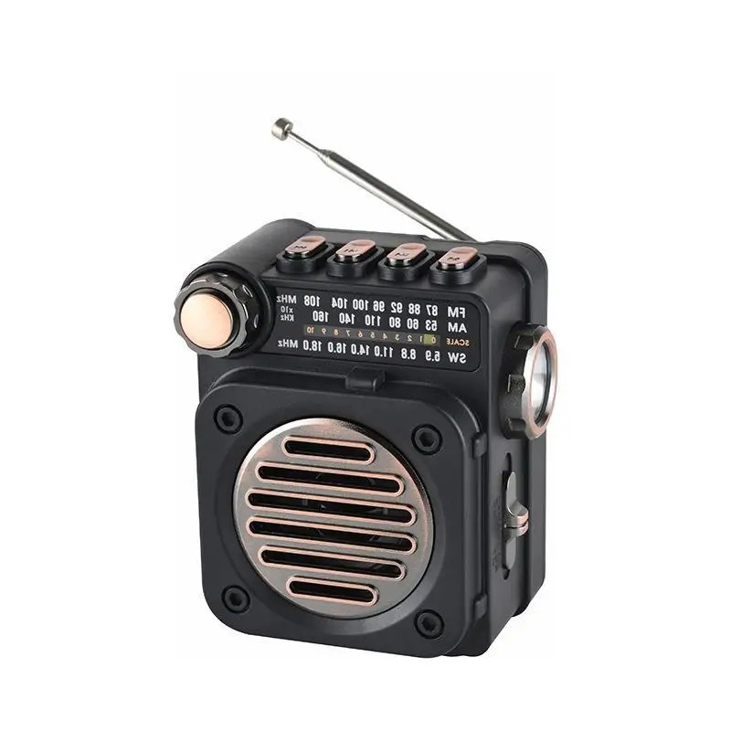 Mini multibandradio med bluetooth-kortplatsmottaga... – Vicedeal