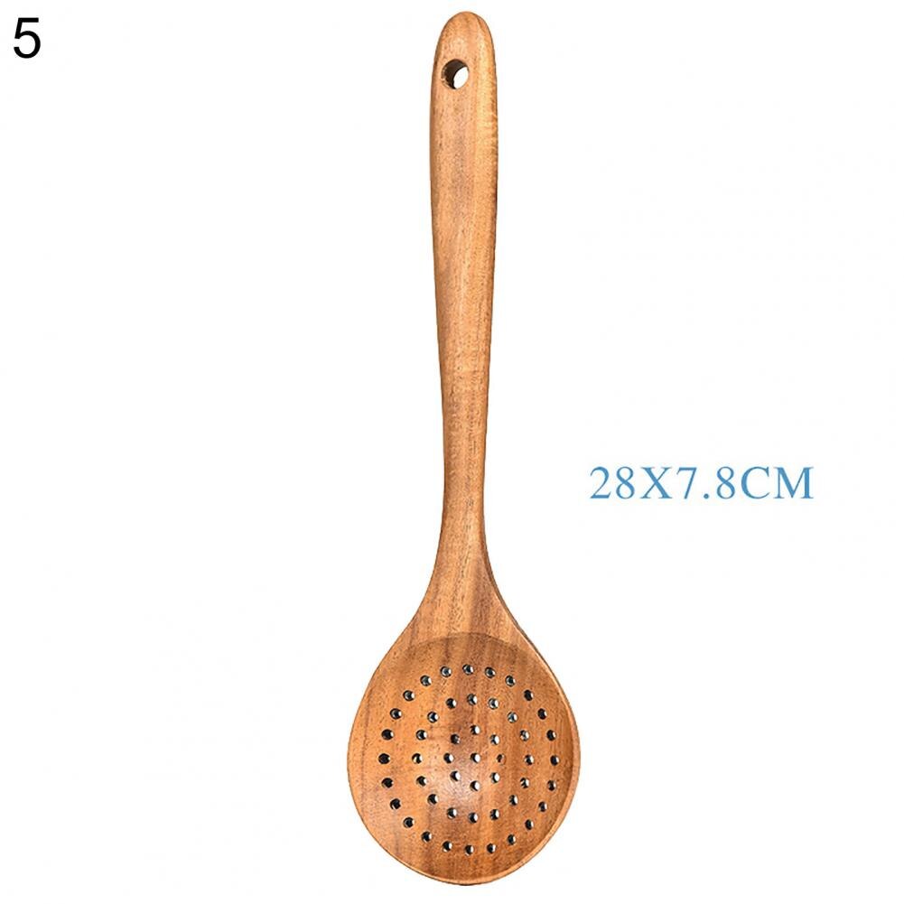 Thailand Teak Natuurlijke Houten Servies Lepel Pol... – Grandado
