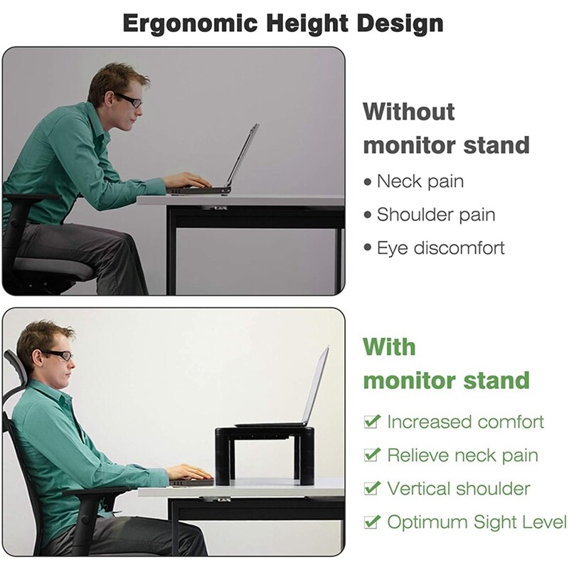 Monitor Stand Voor Bureau Voor Pc Monitor, Laptop,... – Grandado