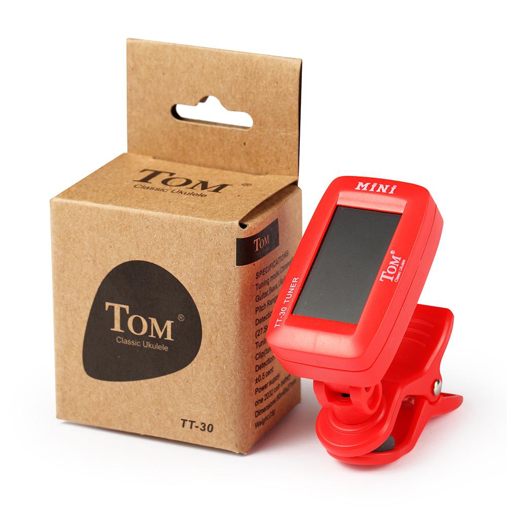 Folk Acoustic Guitar Tuner Red ABS Tuner Music Ins... – Grandado