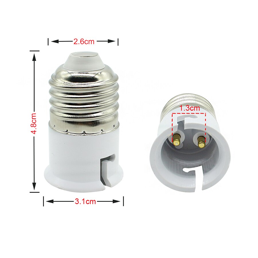 B22 to E27 Base LED Light Lamp Bulb Fireproof Lamp... – Vicedeal