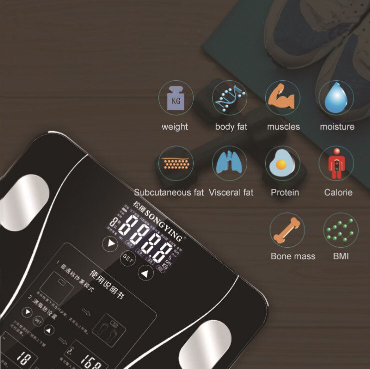 Original Bathroom Body Weight Mi Scale Floor Digit... – Grandado