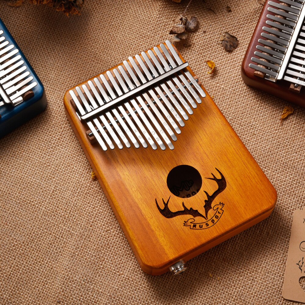 1Pc Muspor 17-keys Kalimba Mahogany Wood Kalimba T... – Vicedeal