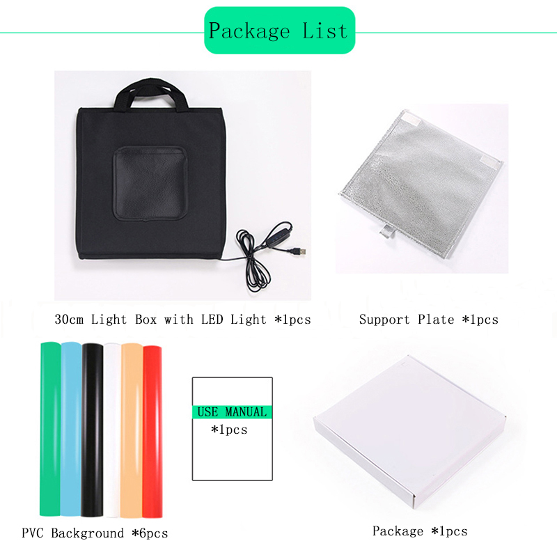 Dimbare 30Cm Foto Doos Fotografie Verlichting Doos... – Vicedeal