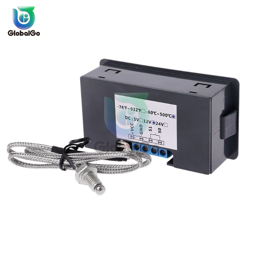 K-typ Thermo Thermometer Thermostat-60 °C ~ 500 °C... – Grandado