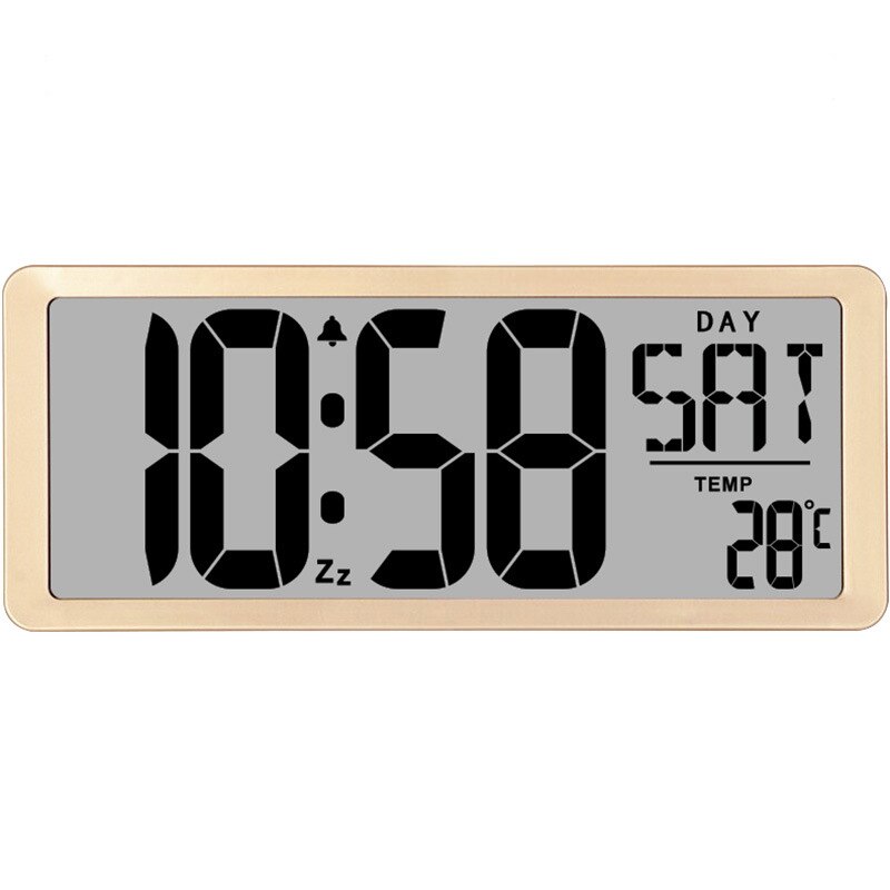 LED Digital Wall Clock Large Number Time Display A... – Vicedeal