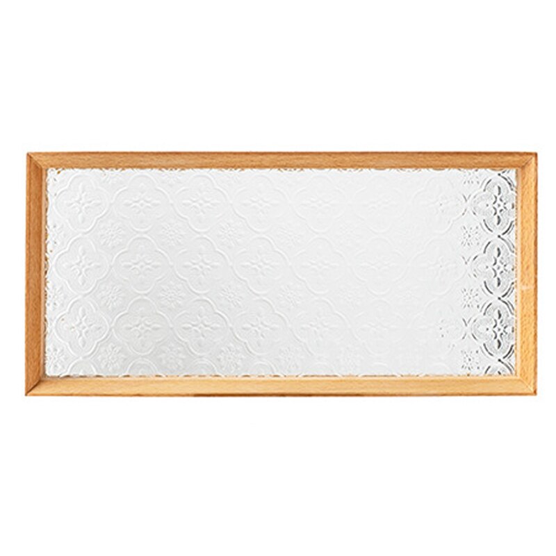 Begonia Glass Wooden Stationery Desk Set School De... – Vicedeal