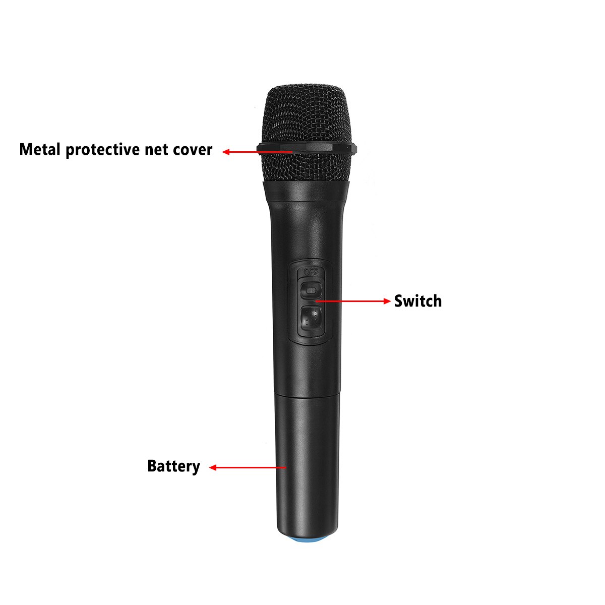 Professionnel UHF Microphone Wireless bluetooth Dy... – Grandado