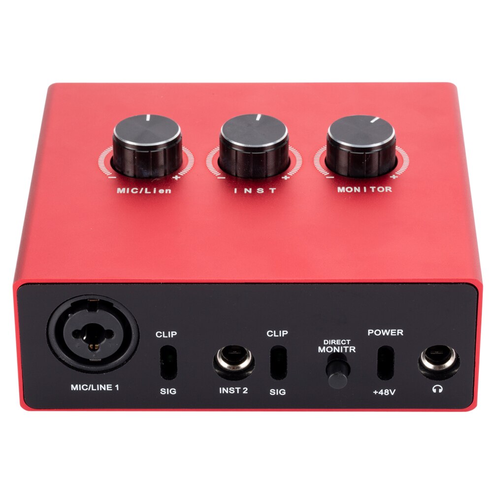 AU11-R Portable Audio Interface Card Converter Mix... – Vicedeal