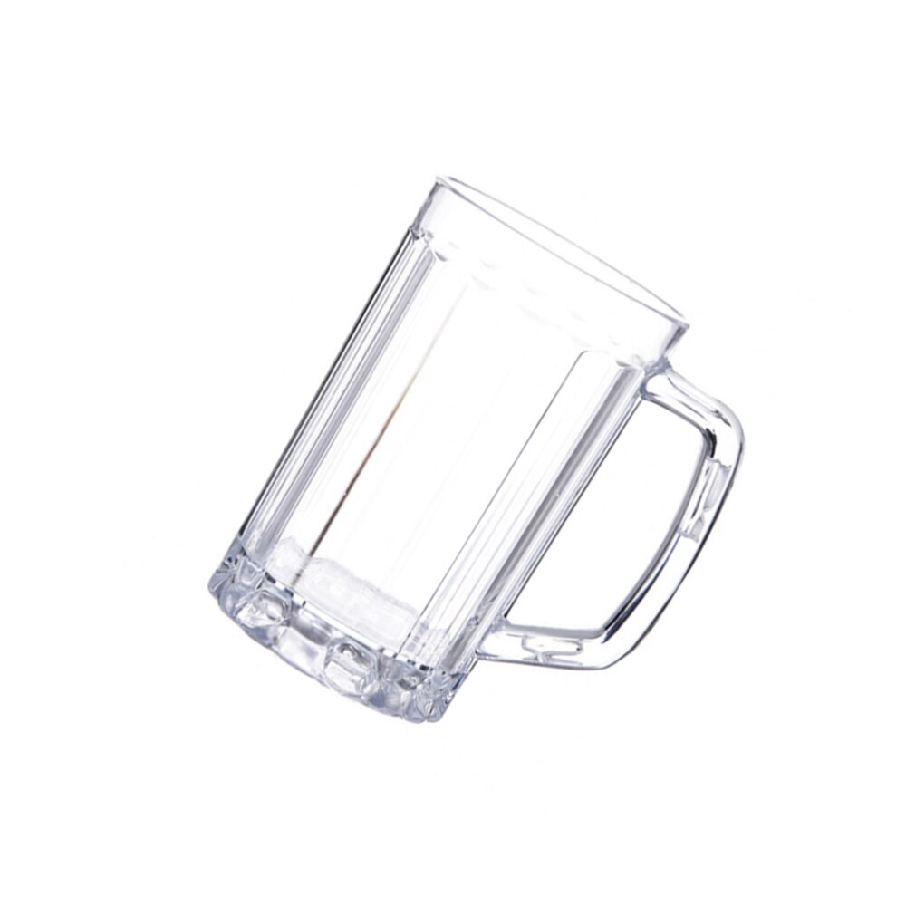 1 Pc Beer Mug Acrylic with Handle Water Cup Whiske... – Grandado
