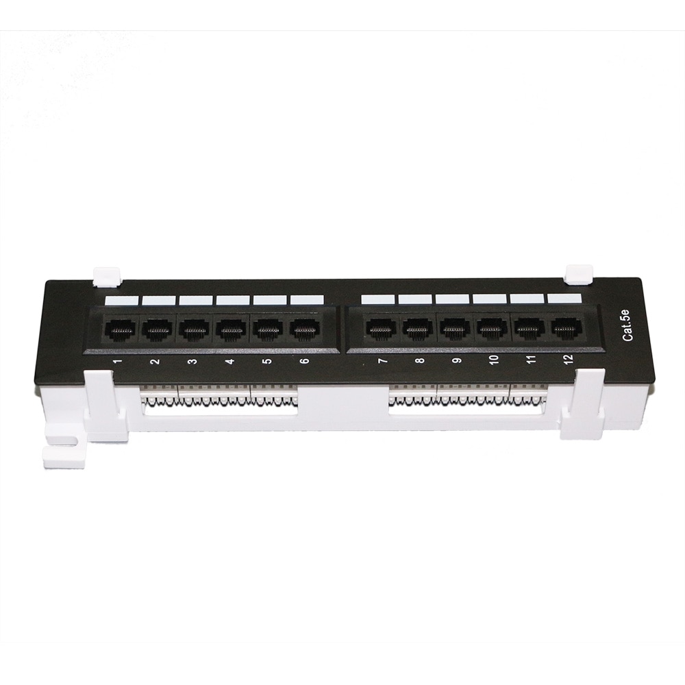 12 Ports UTP Cat 5e Unshield Network Patch Panel 1... – Grandado