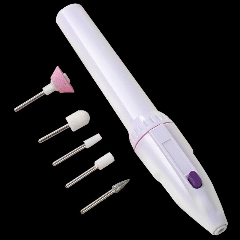 5 In 1 Portable Electric Nail Drill Pen Kit Batter... – Vicedeal