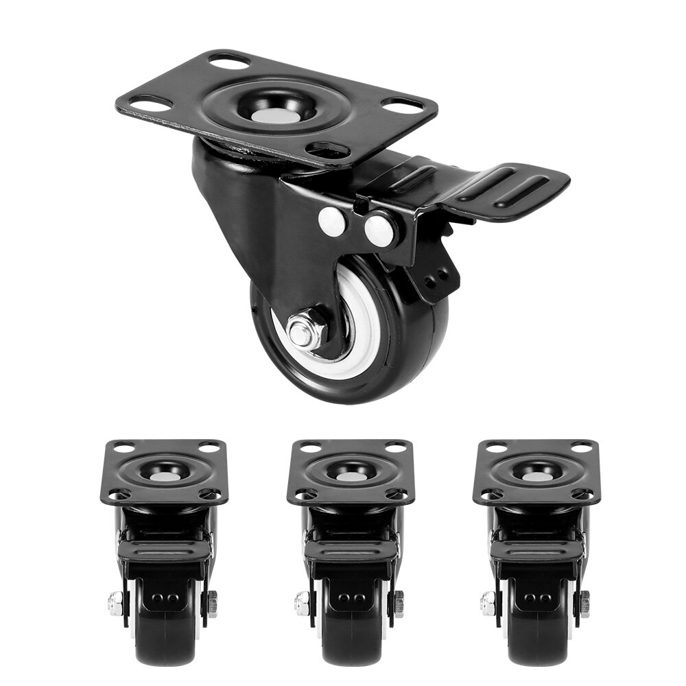 4Pcs Heavy Duty Swivel Castor Wheels 50mm With Bra... – Grandado
