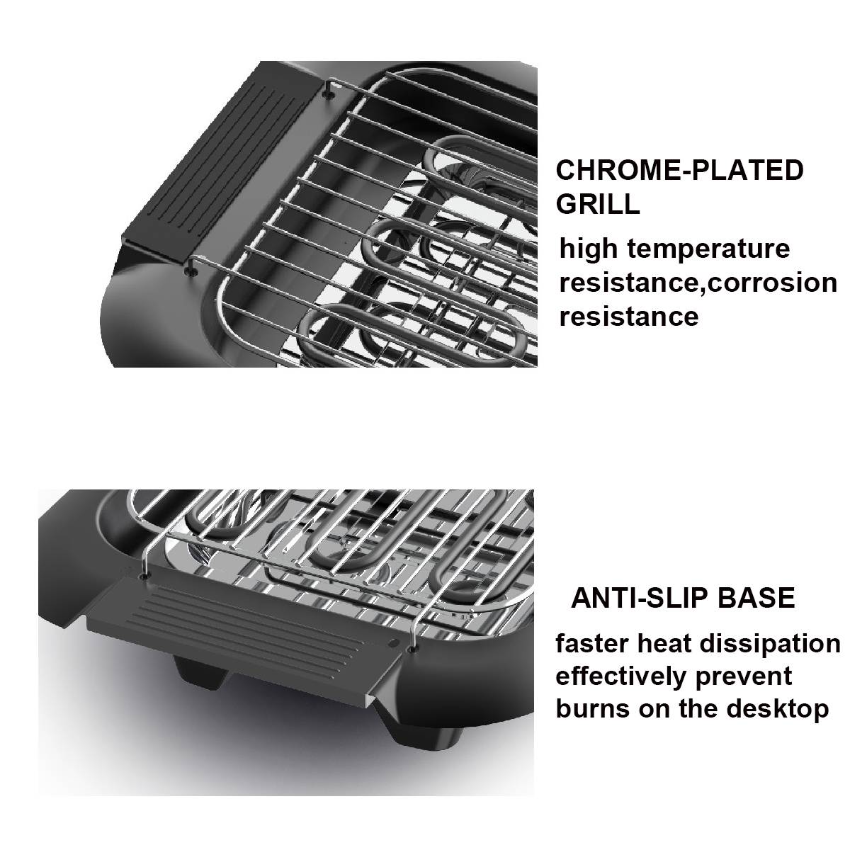 2000W Household BBQ Grill Electric Barbecue Machin... – Grandado