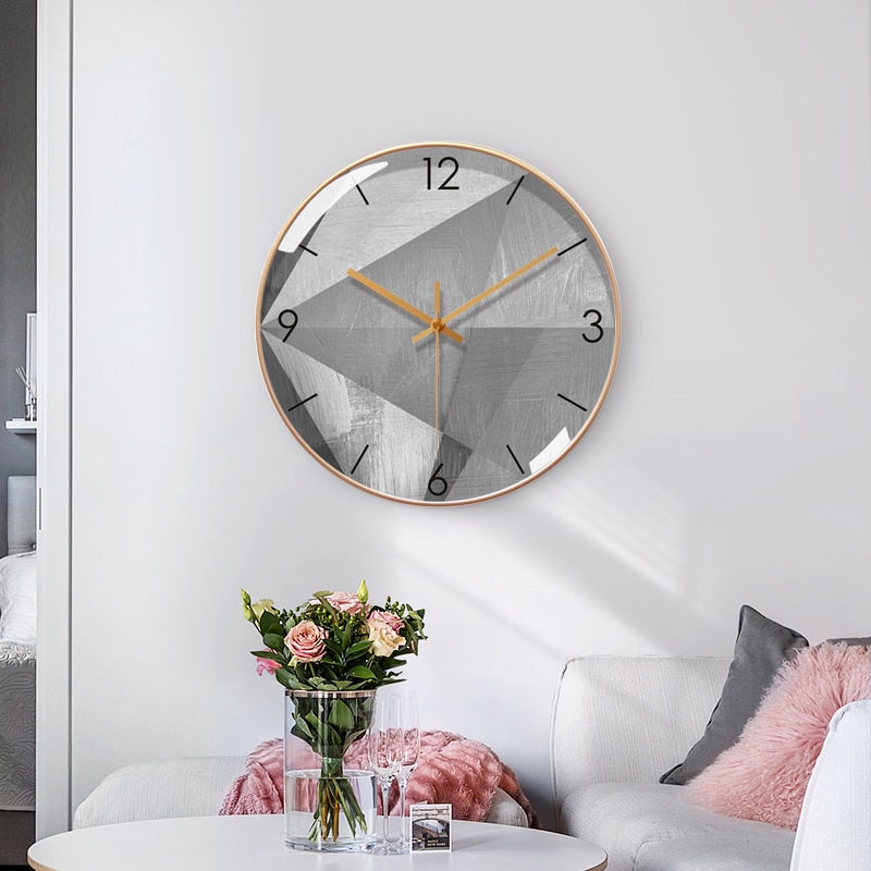 Luxury Modern Wall Clock Mechanism Digital Large N... – Grandado