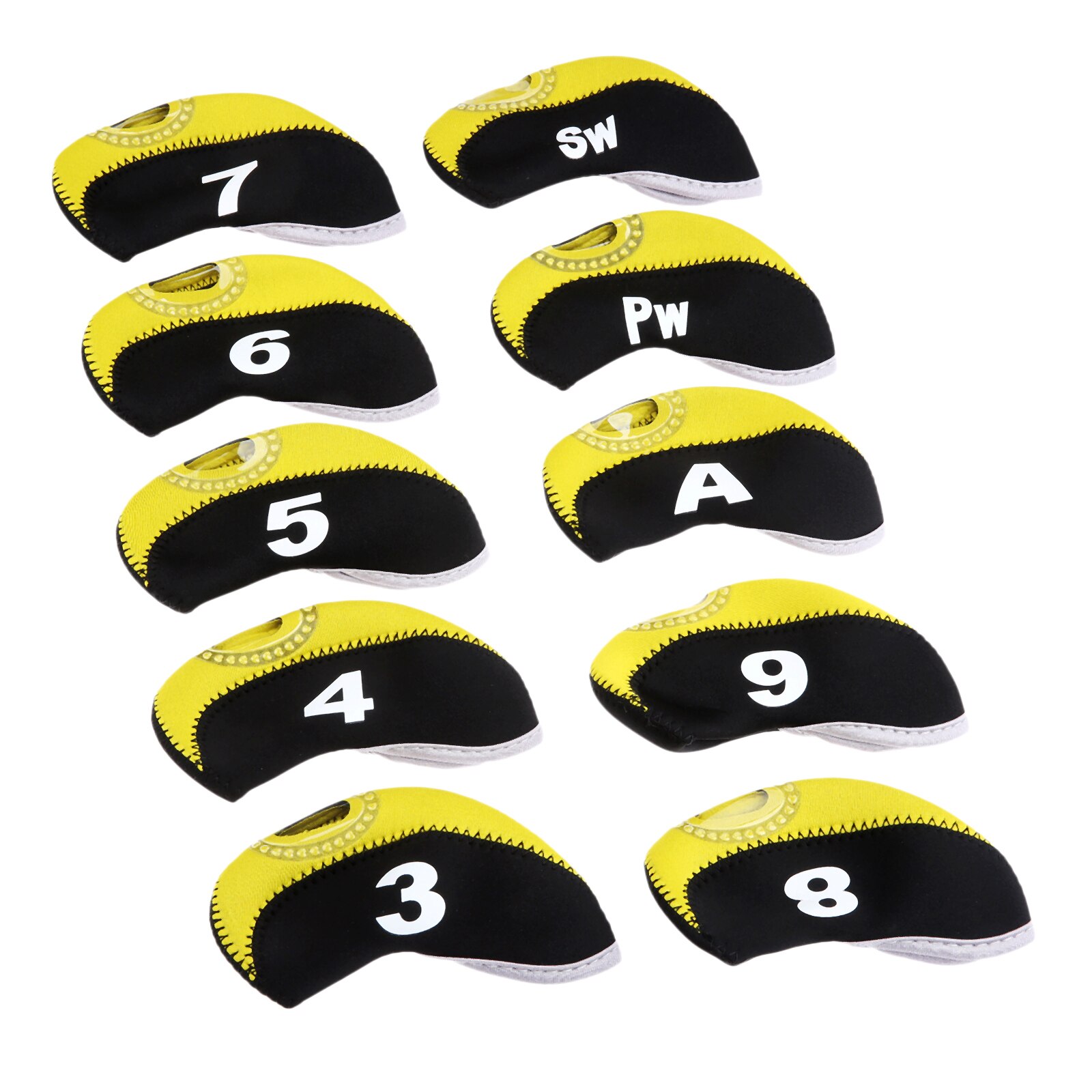 10 stuks Golf Iron Head Covers Set Iron Putter Bes... – Grandado