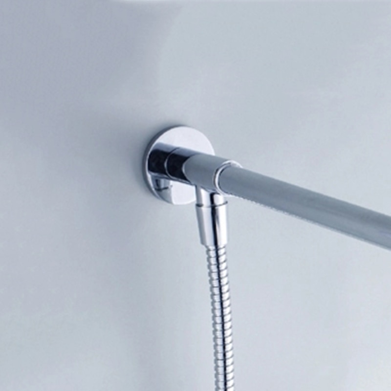 Chrome Douche Arm Flens Houder Messing Slang Conne... – Vicedeal