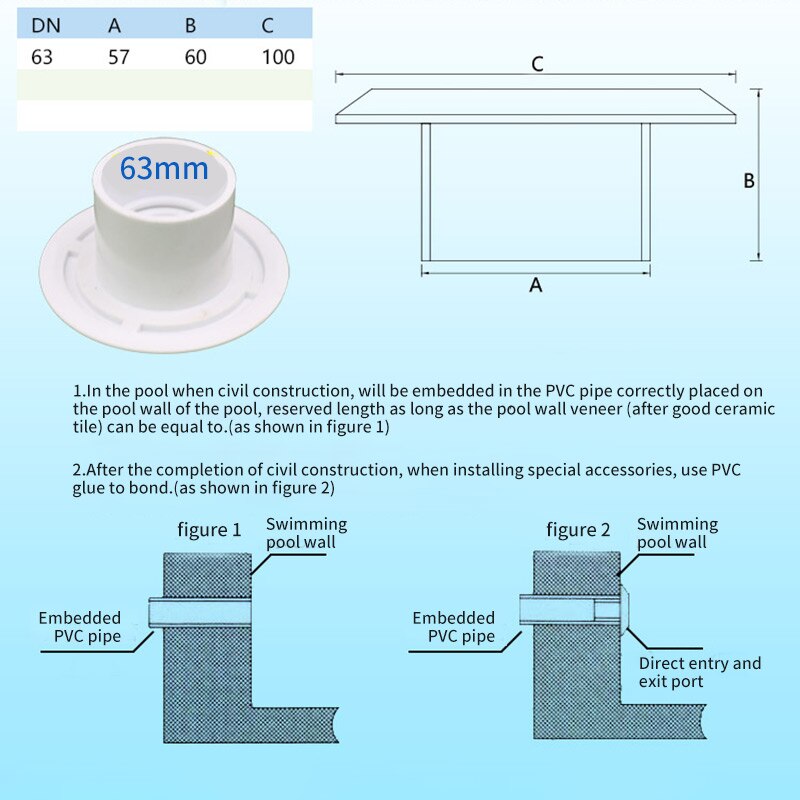 Water Outlet Replacement Accessory Durable Bathtub... – Grandado