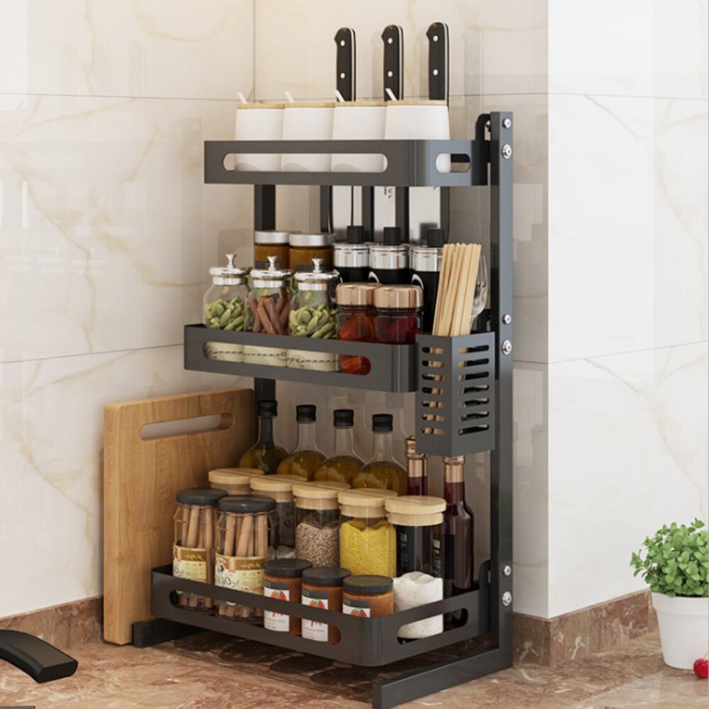 Multifunction Spice Rack Organizer 3-Tier Utensil ... – Vicedeal