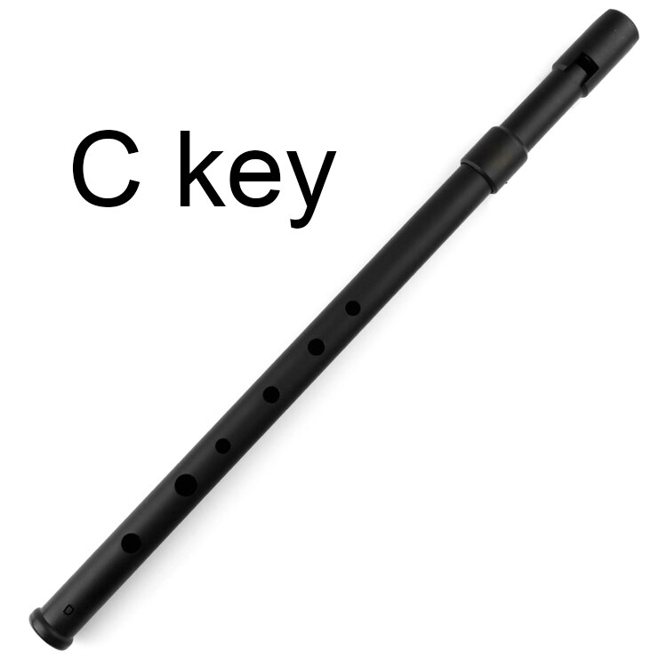 Flûte en plastique ABS noire, clé C D, tinsifflet,... – Grandado