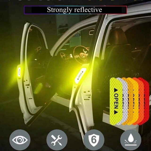 2 Stuks Auto Deur Veiligheid Anti-Collision Waarsc... – Vicedeal
