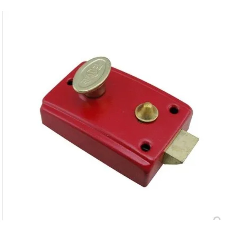 708 Exterior Door Retro Red Locks Security Anti-th... – Vicedeal
