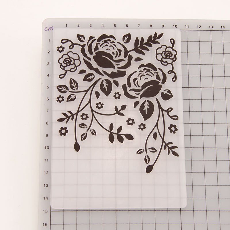 Flower Embossing Folder Stencil Template DIY Scrap... – Grandado