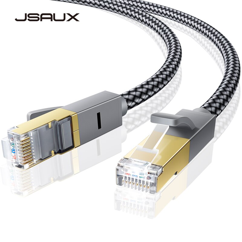 JSAUX Ca7 Ethernet Kabel Lan Kabel UTP RJ45 Netwer... – Vicedeal