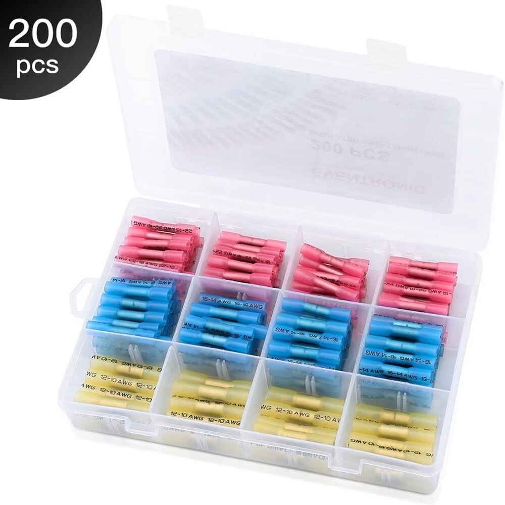 Qs-tools 200 kpl 10-22 awg eristetty kaapeliliitin... – Grandado
