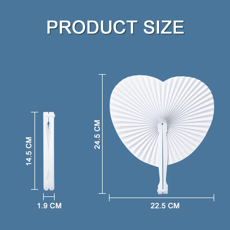 20/100 PCS Foldable DIY Painting Heart Shape Round... – Grandado