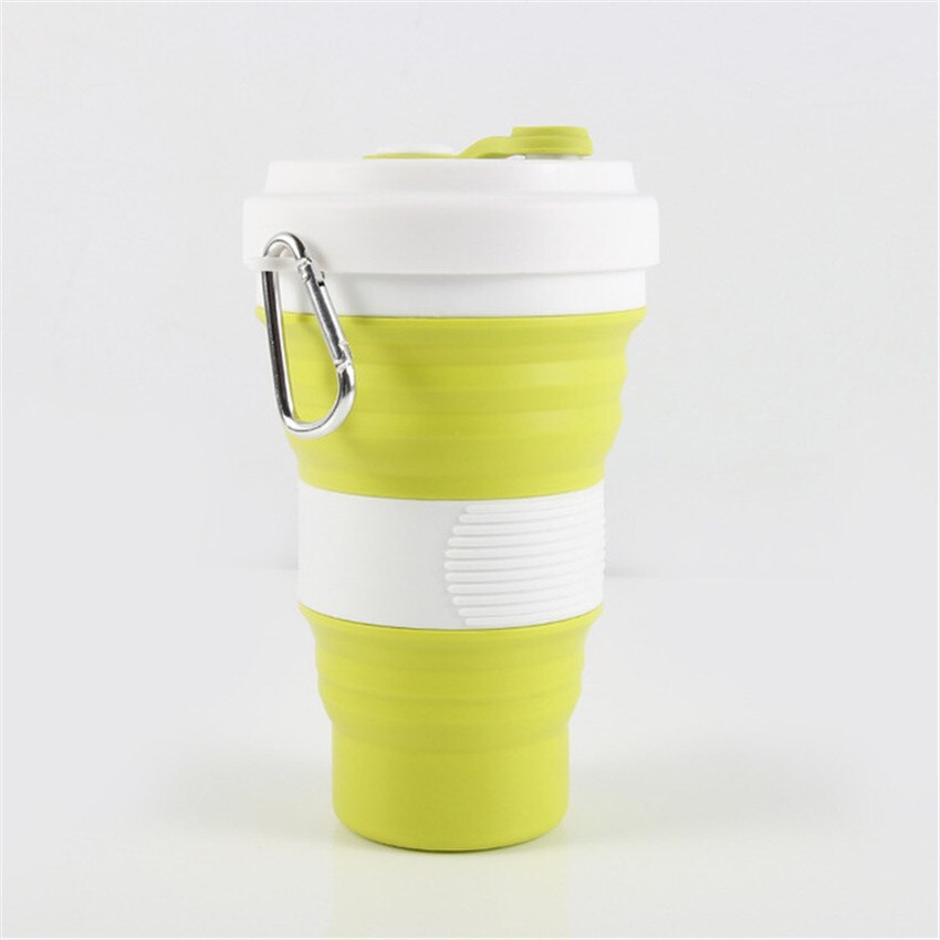 1Pc 550ML Folding Coffee Cup Mugs Silicone Outdoor... – Grandado