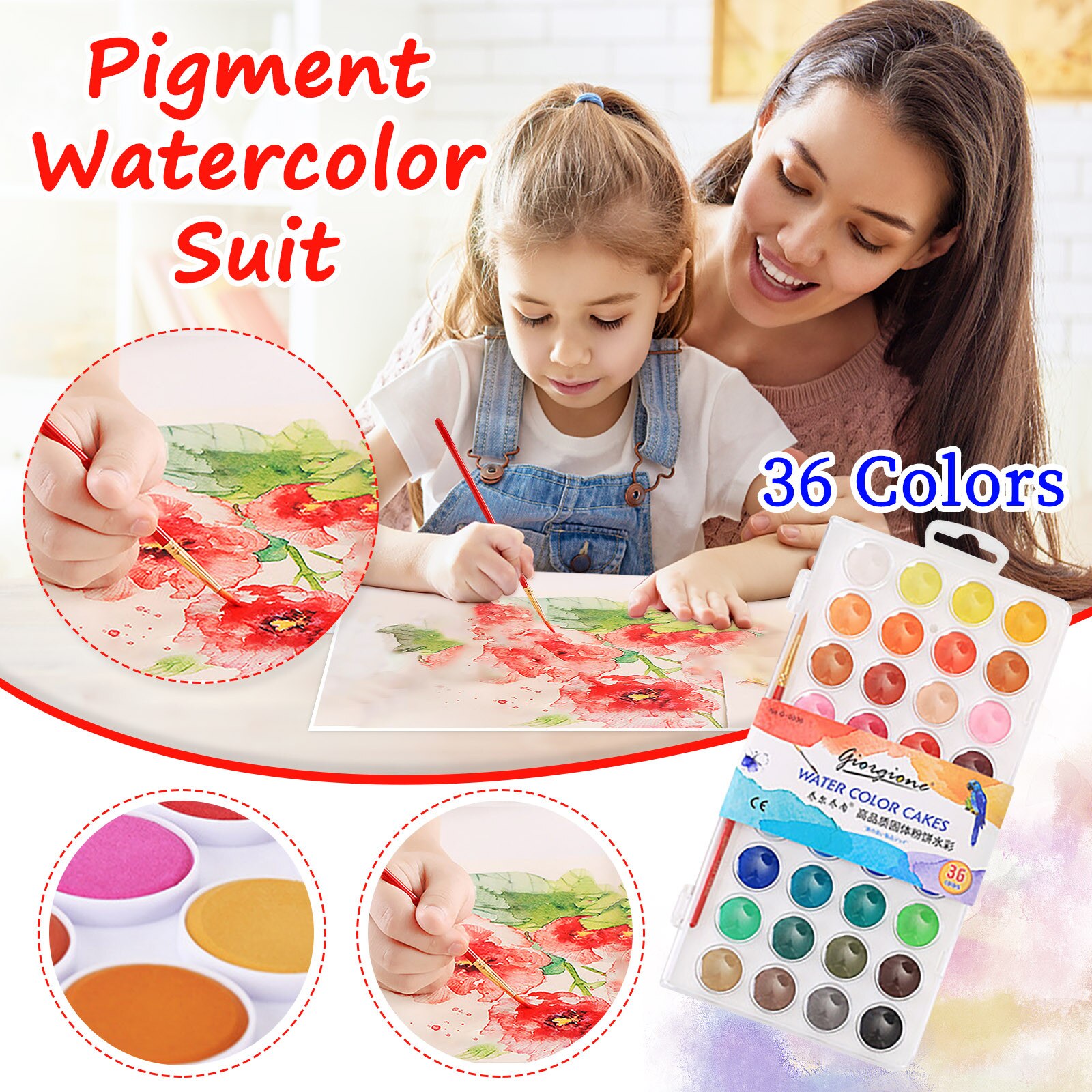 # (paint By Number Paint Refills Color Watercolors... – Grandado