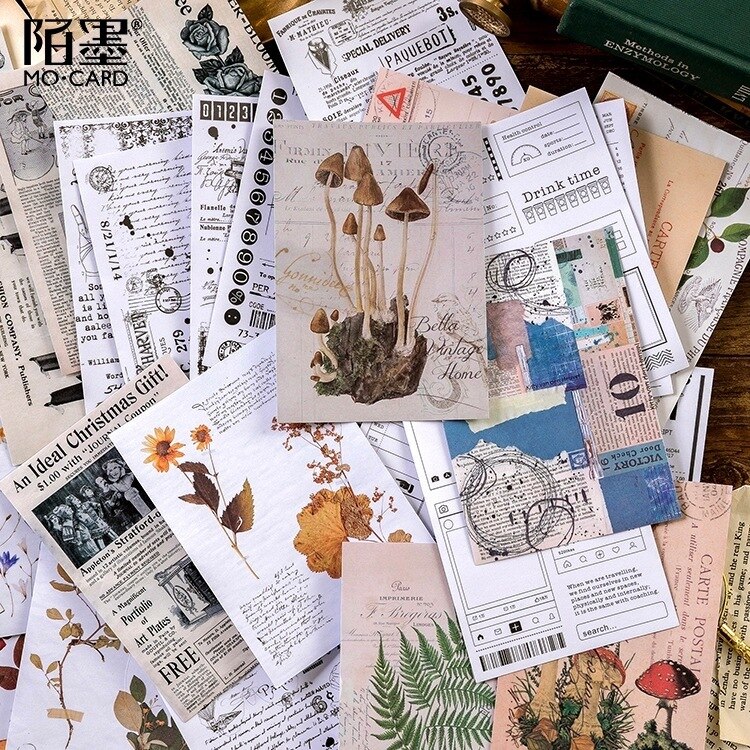 A6 size 6pcs/pack Artist notes manuscript Vintage ... – Grandado