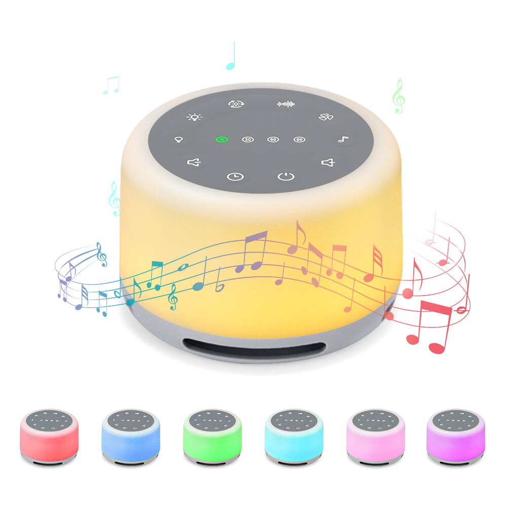 White Noise Sound Machine Mood Light Natural Sound... – Grandado
