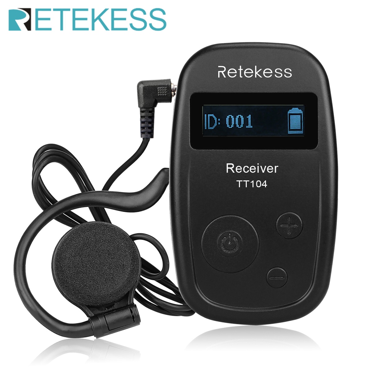 RETEKESS TT104 UHF Wireless Tour Guide System Rece... – Vicedeal