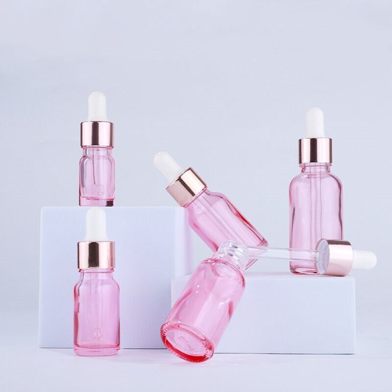 1 teile/los 5/10/15/20/30/50/100ml Rosa Leere Glas... – Grandado