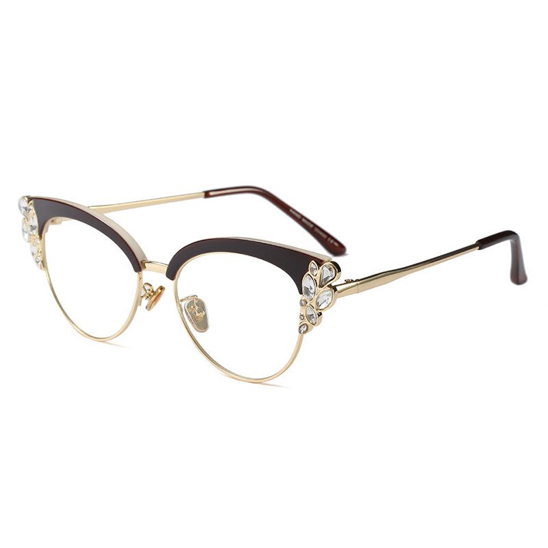 Acetate Optical Eyeglasses Female Stylish Frame Sp... – Grandado