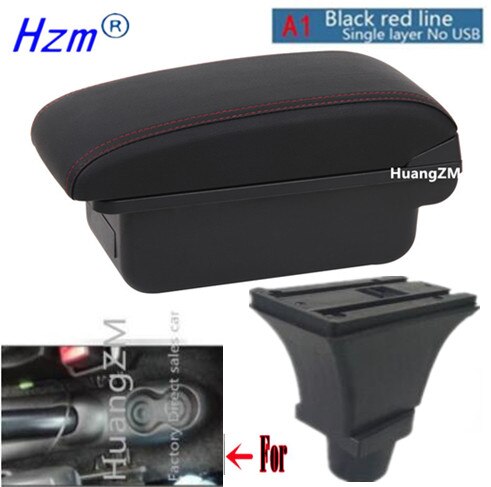 For Fiat 500 Armrest box Interior special Retrofit... – Grandado