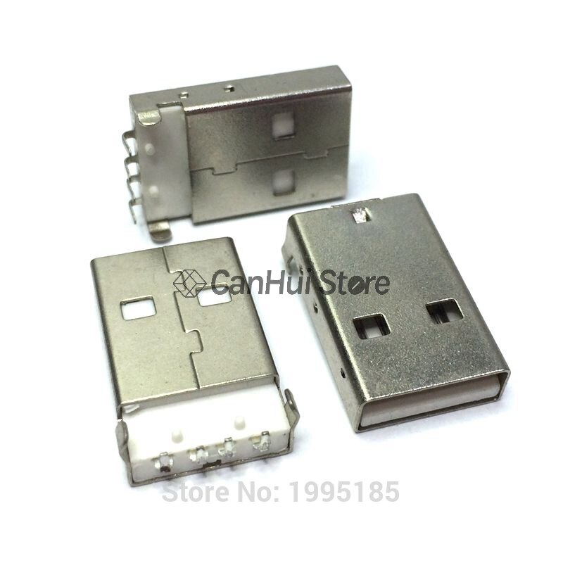 10Pcs/lot USB 2.0 Male A Type USB PCB Connector Pl... – Vicedeal