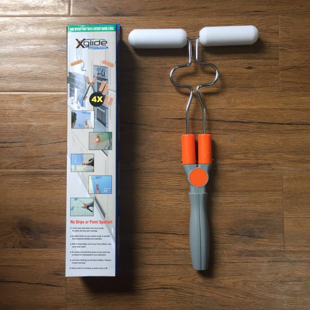 Xglide Speed Painter Double Sided Paint Roller Bru... – Vicedeal