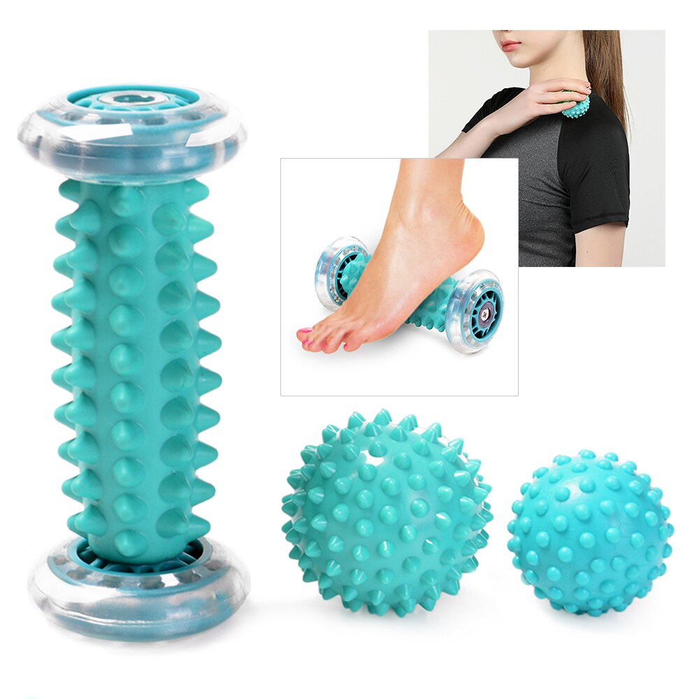 Plantar Fasciitis Foot Massage Roller with Spiky M... – Vicedeal