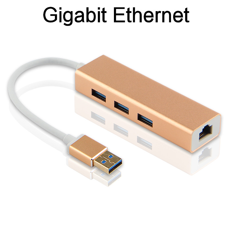 AJIUYU USB HUB USB 3.0 To Gigabit Ethernet Adapter... – Grandado