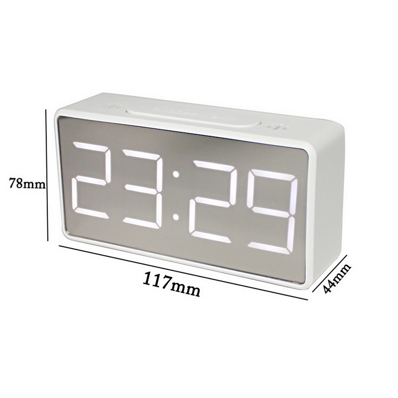 LED Wooden Clock Digital Alarm Clocks Desktop Tabl... – Grandado