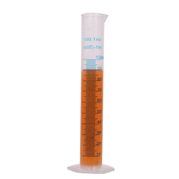 Blue line plastic measuring cylinder 50ml measurin... – Grandado