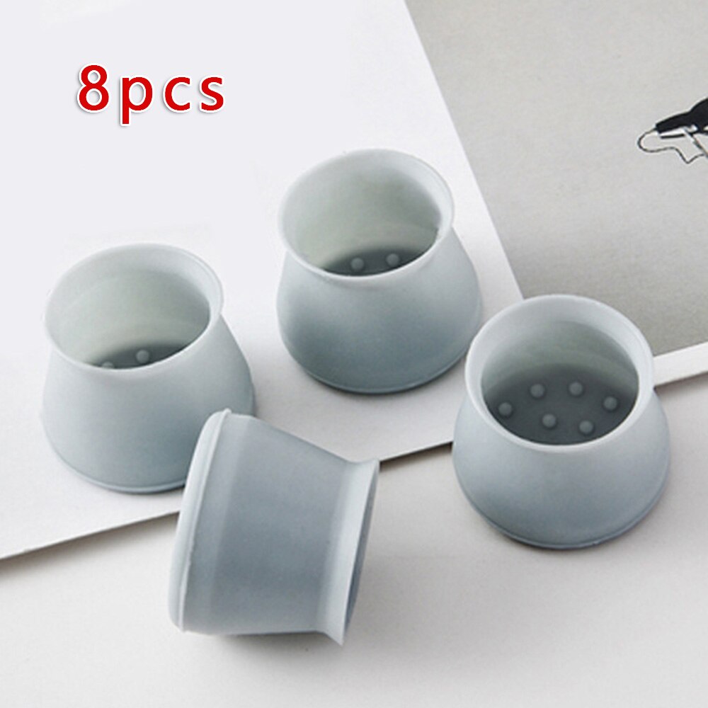8/16Pcs Silicone Chair Leg Cap Feet Cover Pads Fur... – Grandado