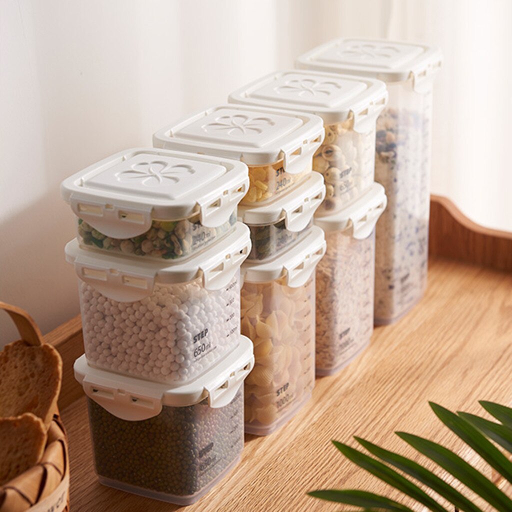 Kitchen Transparent Sealed Storage Tank Sealed Sto... – Grandado